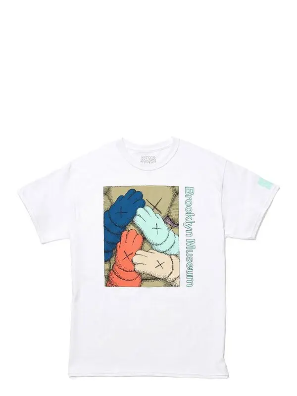 KAWS Brooklyn Museum Urge T-shirt - White/tan