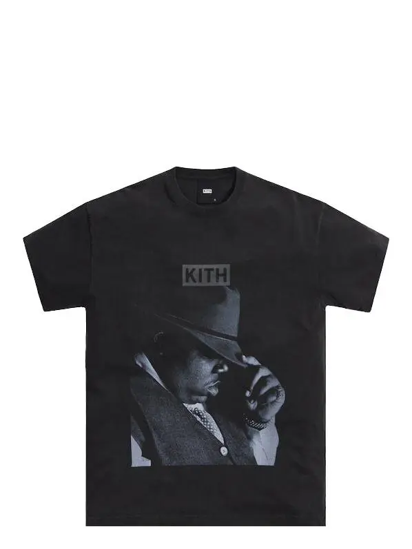 Kith The Notorious B.i.g Last Day Vintage Tee Shirt - Black
