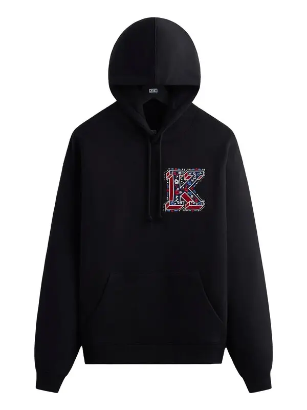 Kith Needlepoint Hoodie - Black