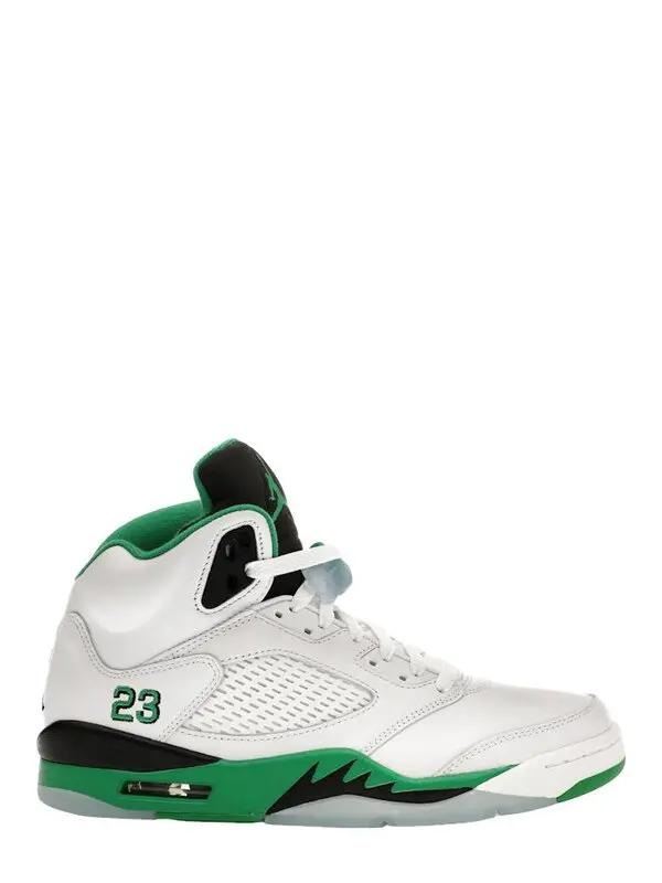 JORDAN 5 Retro Sneaker - White/lucky Green/black