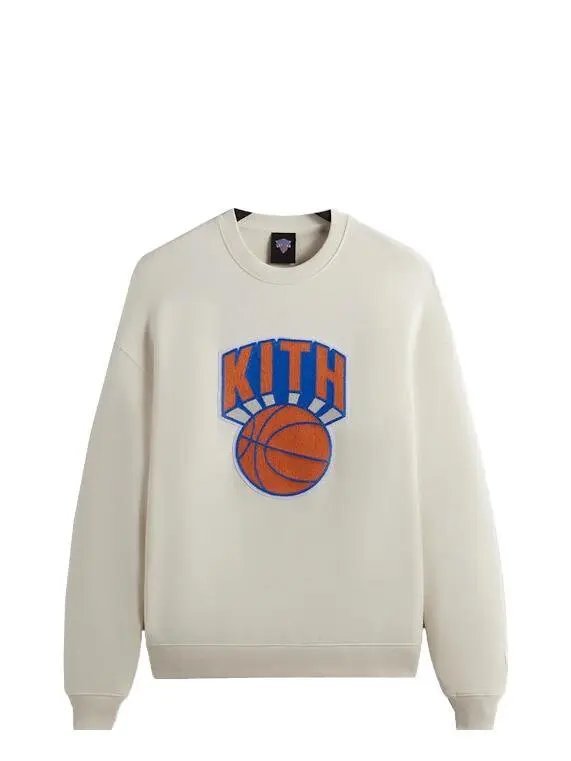 Kith New York Knicks Retro Ny Nelson Crewneck Sweatshirt - Sandrift