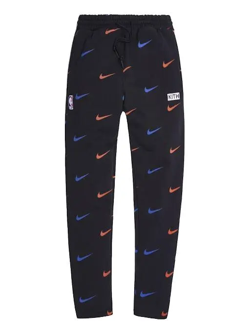 Kith Nike For New York Knicks Fleece Pants - Black