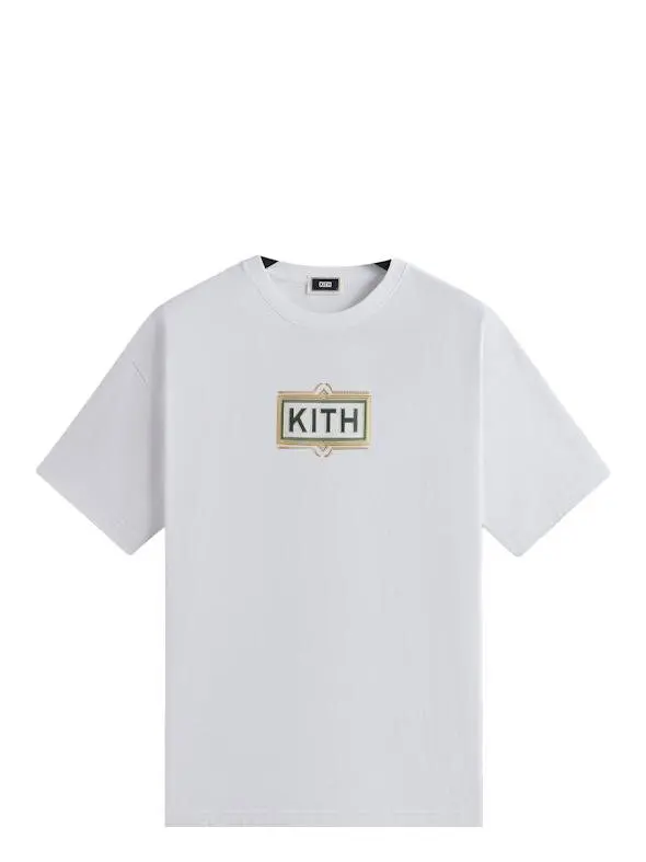 Kith Ornate Classic Logo Tee Shirt - White