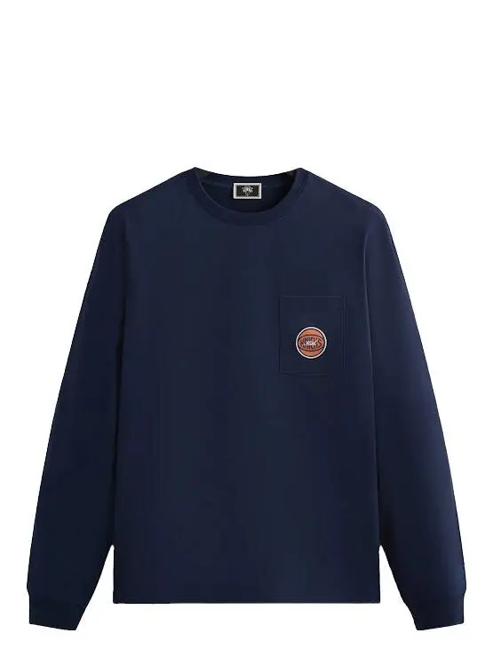 Kith New York Knicks Ny To The World Ramble Long Sleeve Tee Shirt - Nocturnal