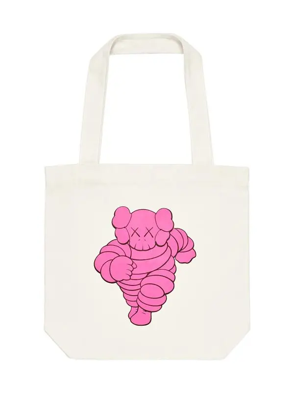 KAWS Chum Tote Bag - Pink