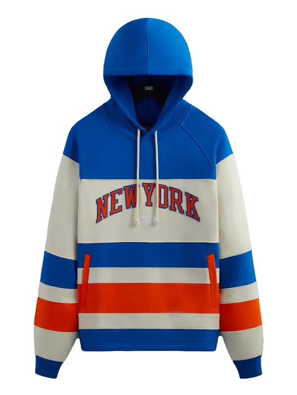Kith New York Knicks Delk Hockey Hoodie - Sandrift