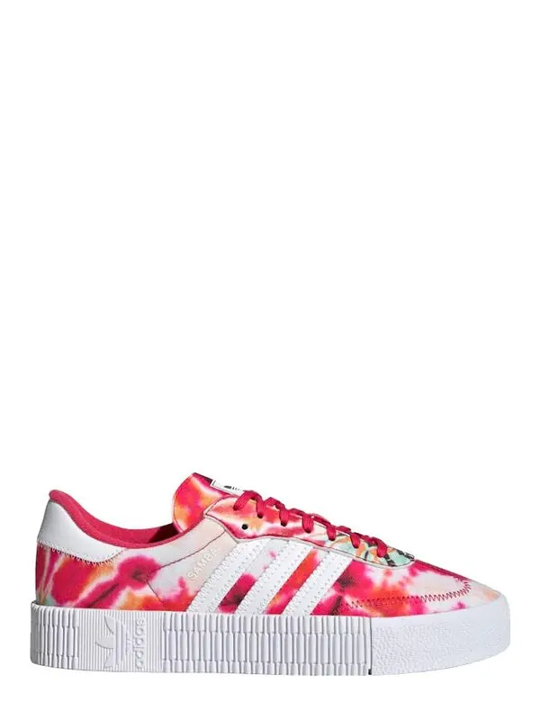 Adidas Sambarose Tie Dye Sneakers - Power Pink/cloud White