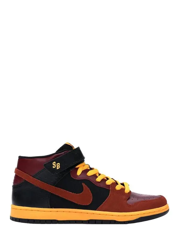 Nike Dunk Mid Ostrich Sneakers - Team Red/rugged Orange/black