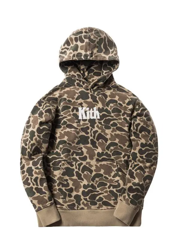 Kith Timberland Williams Camouflage Hoodie - Duck Camo