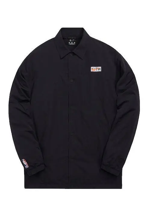 Kith Nike For New York Knicks Coaches Jacket - Black