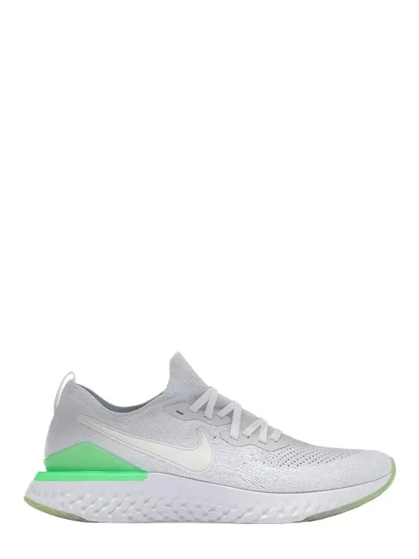 Nike Epic React Flyknit 2 8bit Sneakers - White/lime Blast