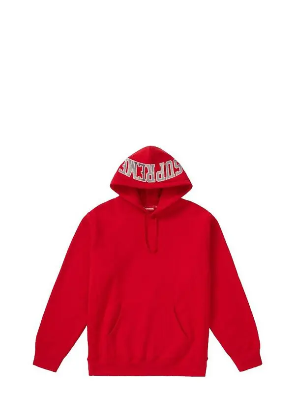 Supreme Sequin Arc Hooded Sweatshirt - Red