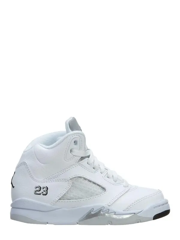 JORDAN 5 Retro Metallic - White/metallic Silver/black