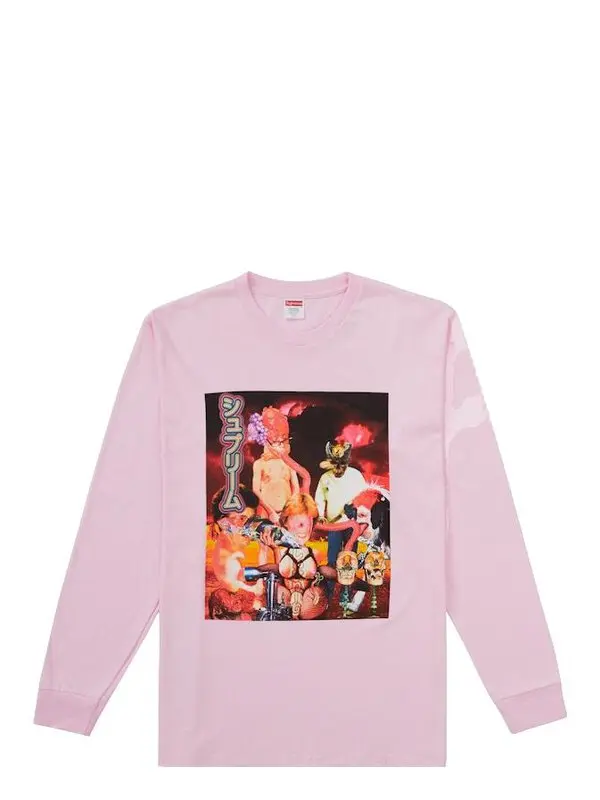 Supreme Sekintani La Norihiro Long Sleeve Tee Shirt - Light Pink
