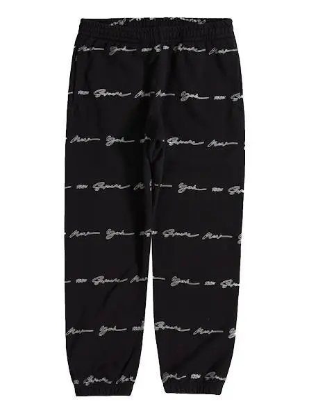 Supreme Script Stripe Sweatpant - Black