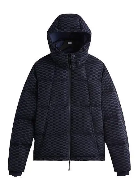 Kith Monogram Midi Puffer Jacket - Nocturnal