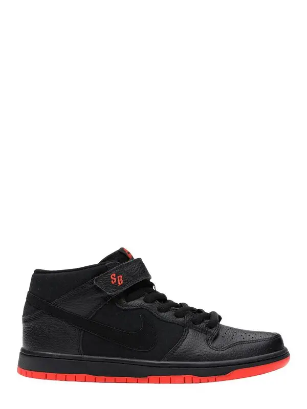 Nike Dunk Mid Sneakers - Black/team Orange
