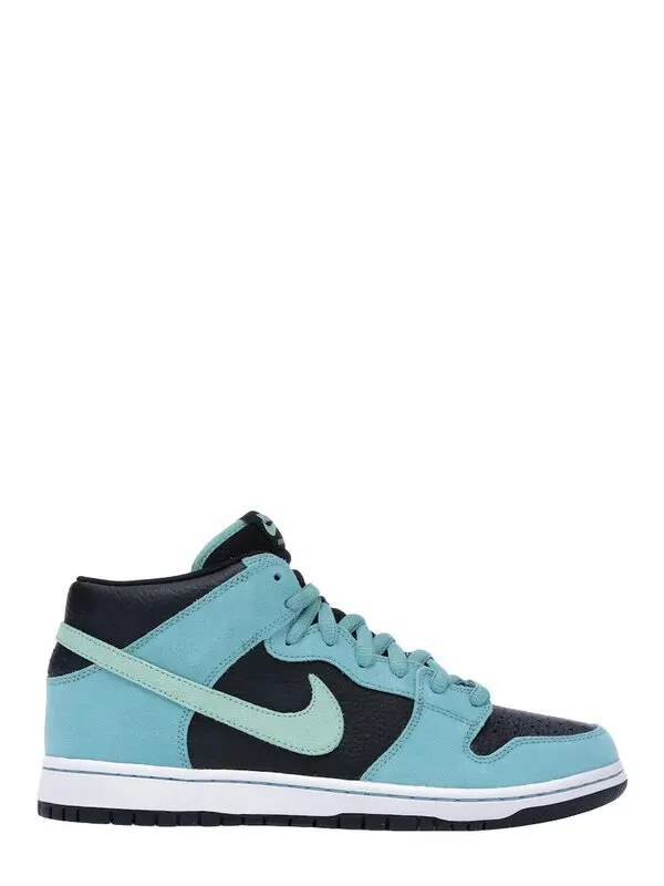 Nike Sb Dunk Mid Sneakers - Black/medium Mint/sea Crystal