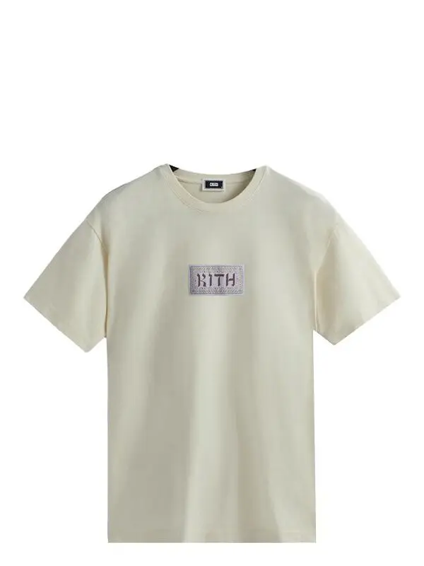 Kith Ornamental Hebrew Tee Shirt - Sandrift