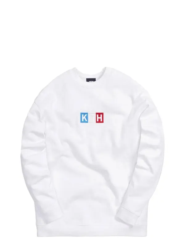 Kith Classic Logo Crewneck Sweatshirt - White