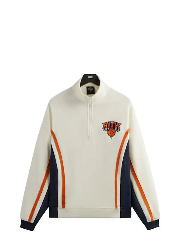 Kith New York Knicks Warm Up Quarter Zip - Silk