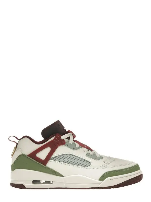JORDAN Spizike Low Chinese New Year Sneakers - Sail/oil Green/dark Team Red