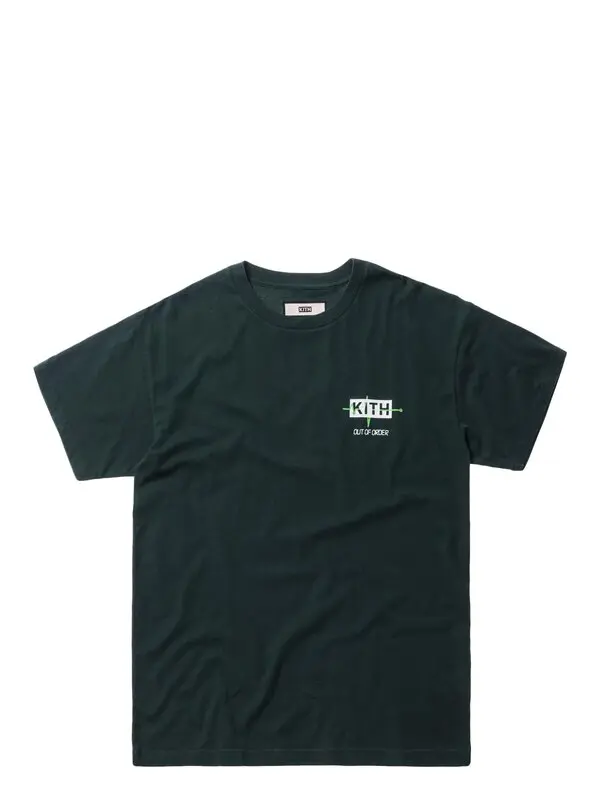 Kith Out Of Order Tee Shirt - Hunter Green