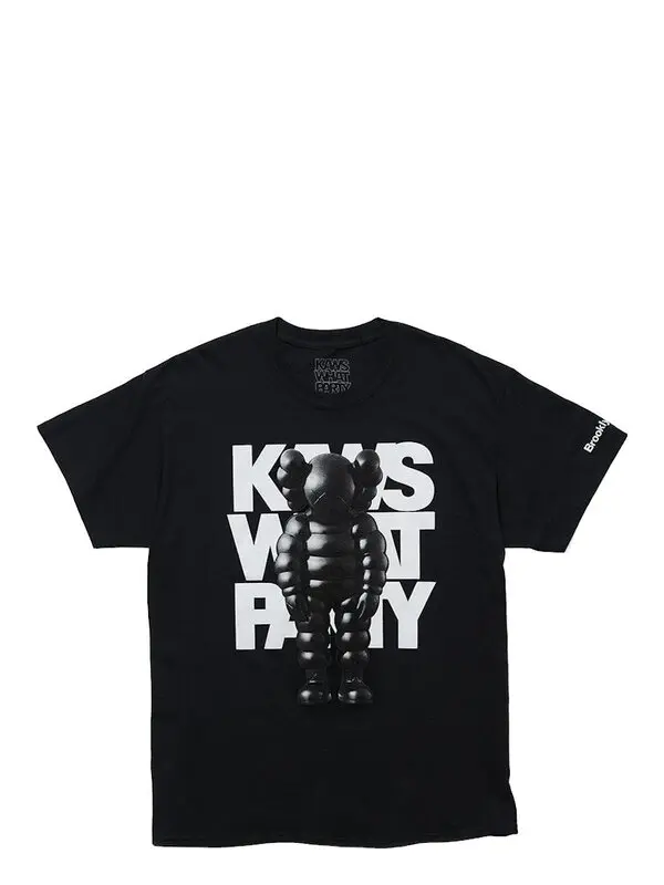 KAWS Brooklyn Museum What Party T-shirt - Black