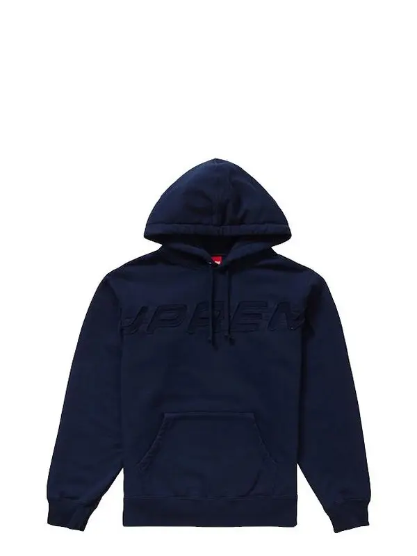 Supreme Hooded Sweatshirt - Navy Blue