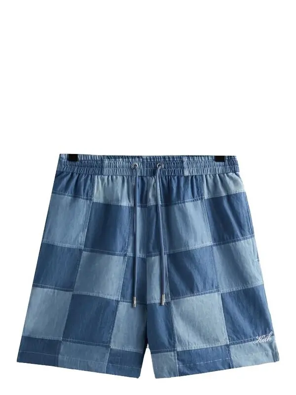 Kith Patchwork Active Short - Indigo