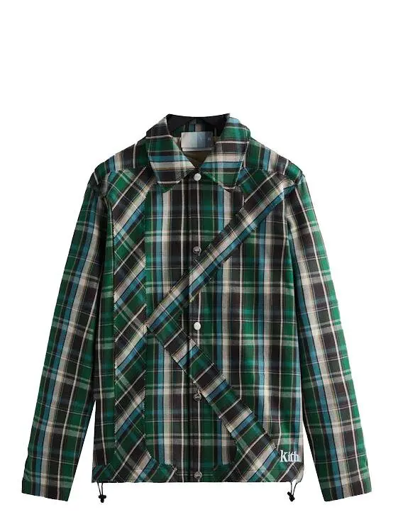 Kith Plaid Initial K Jacket - Conifer