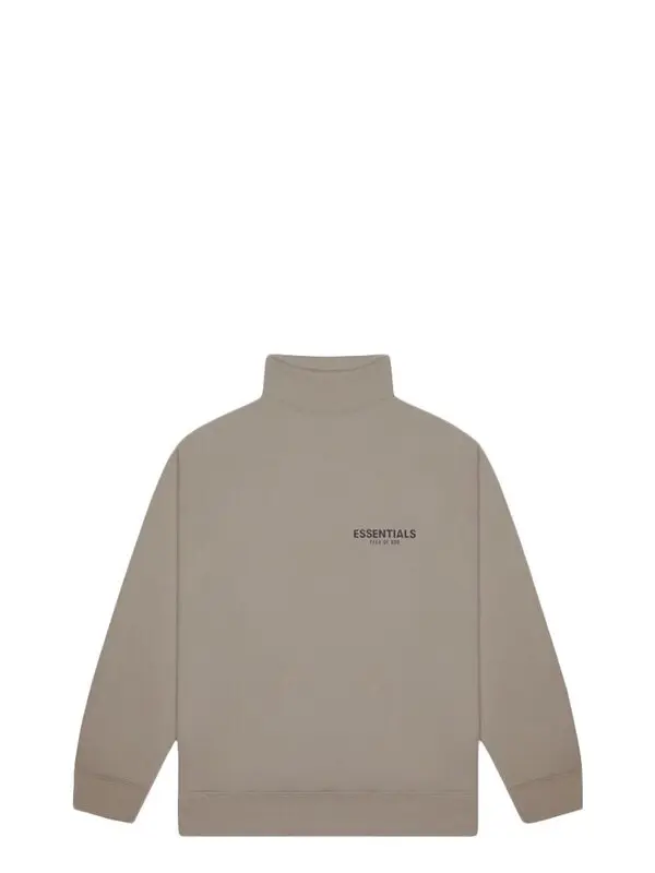 Fear Of God Essentials Pullover Mockneck Sweatshirt - Taupe