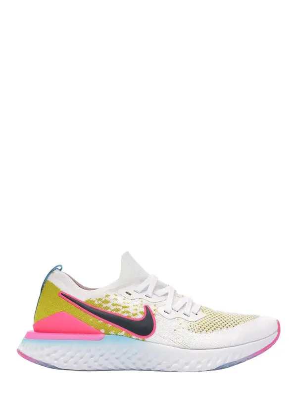 Nike Epic React Flyknit 1 - White/pink Blast/citron