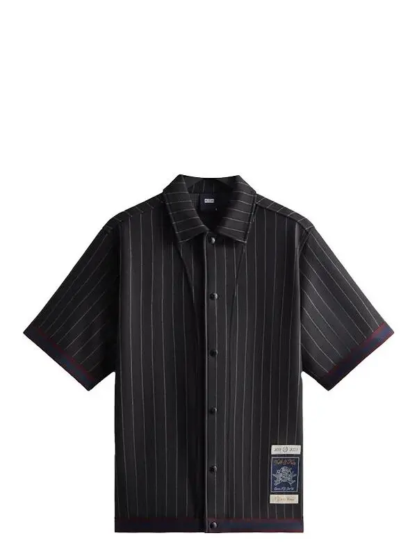 Kith Pinstripe Woodpoint Shooting Shirt - Black