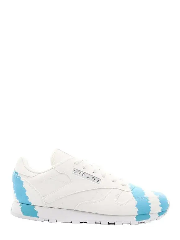 REEBOK Classic Leather Collina Strada - Footwear White/digital Blue/acid Yellow