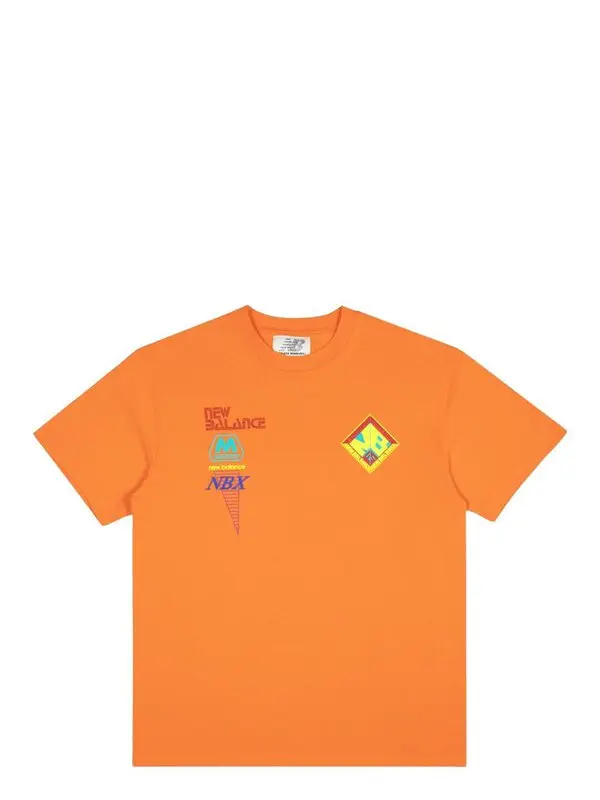 NEW BALANCE X Salehe Logo Mania T-shirt - Orange