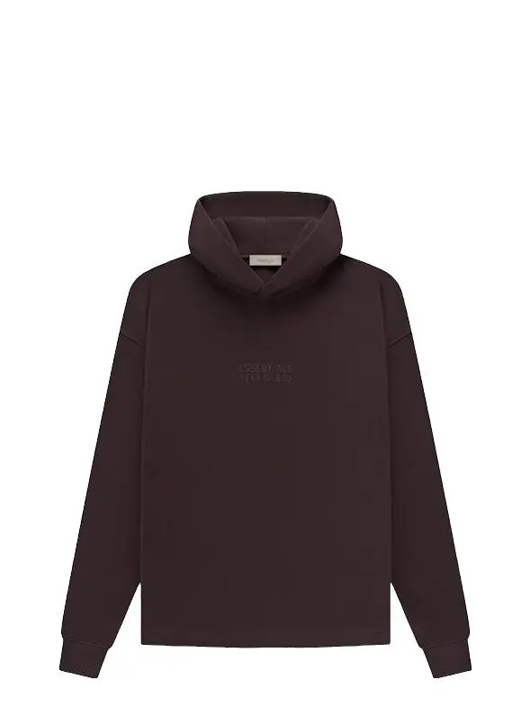 Fear Of God Essentials Relaxed Fit Hoodie - Plum