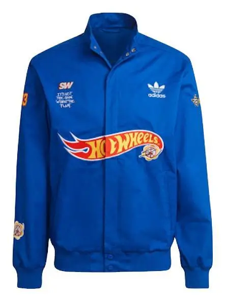 Adidas X Sean Wotherspoon X Hot Wheels Race Jacket - Blue/power Blue