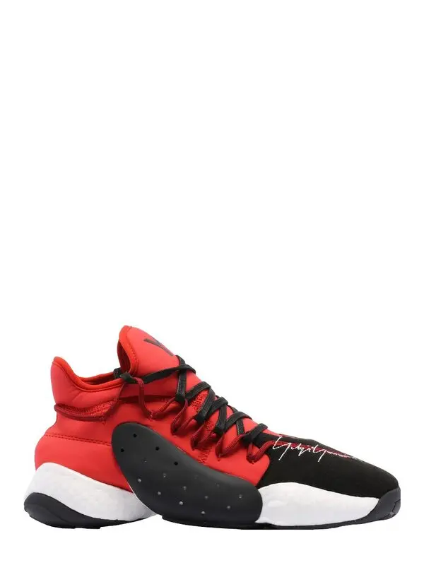 Adidas Y3 Byw Bball Sneakers - Core Black/lush Red/crystal White