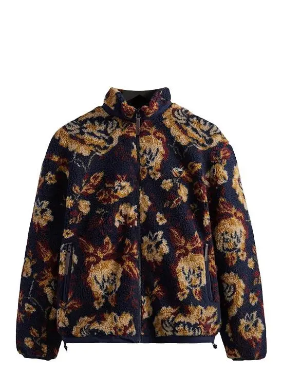 Kith Pinehurst Floral Sherpa Full Zip - Nocturnal