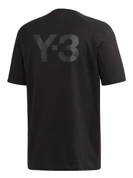 Adidas Y3 Classic Back Logo Tee Shirt - Black