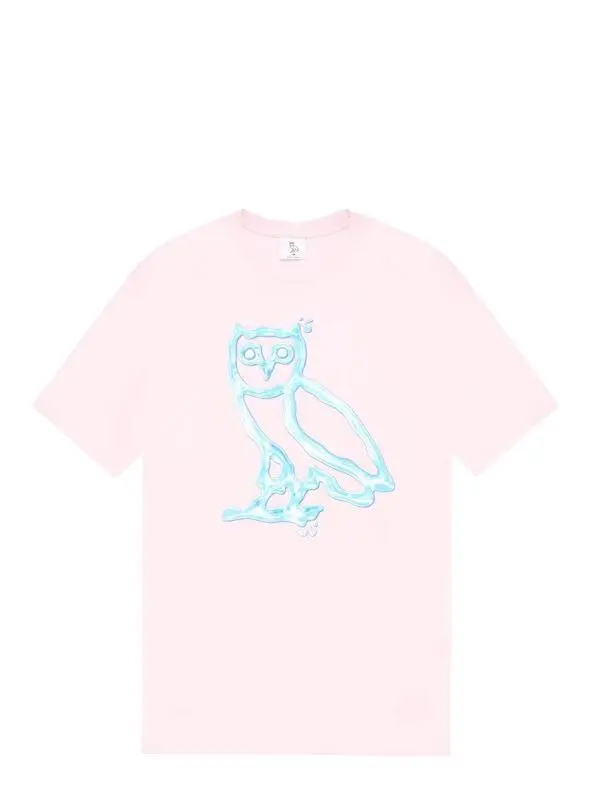 OVO Liquid Owl T-shirt - Pink