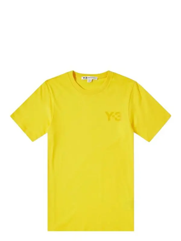 Adidas Y3 Classic Lf Short Sleeve Tee Shirt - Yellow