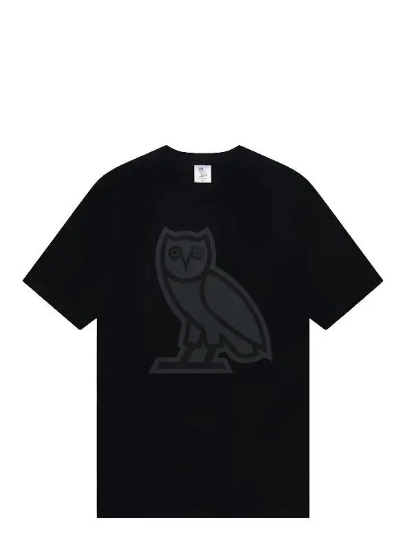 OVO Glow In The Dark Owl T-shirt - Black