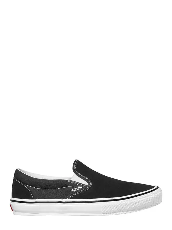 VANS Skate Slip-on Sneakers - Black/white