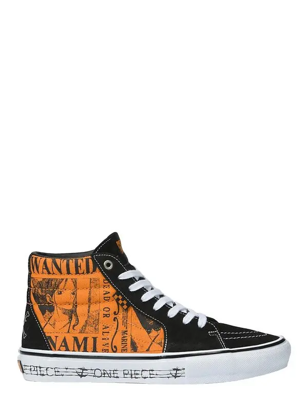 VANS Skate Sk8-hi One Piece Nami Sneakers - Orange/black/white