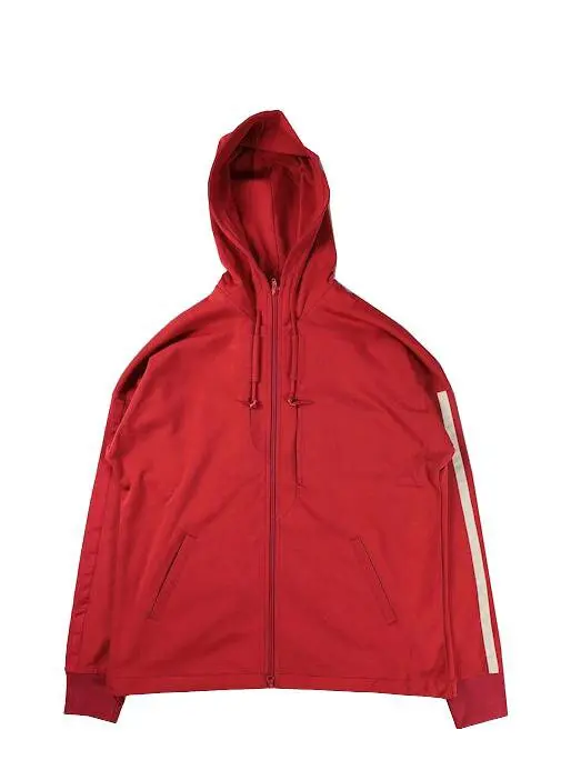 Adidas Y3 3 Stripes Hoodie - Red/chili Pepper