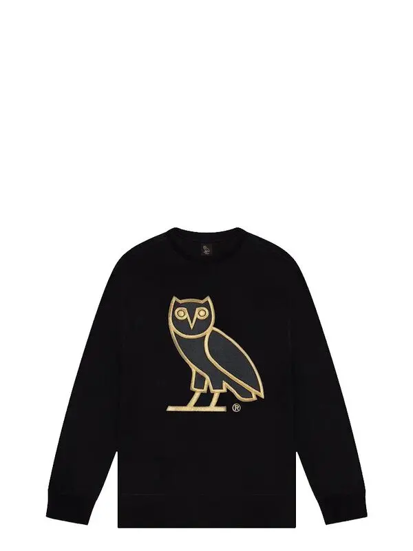OVO Og Owl Crewneck Sweatshirt - Black