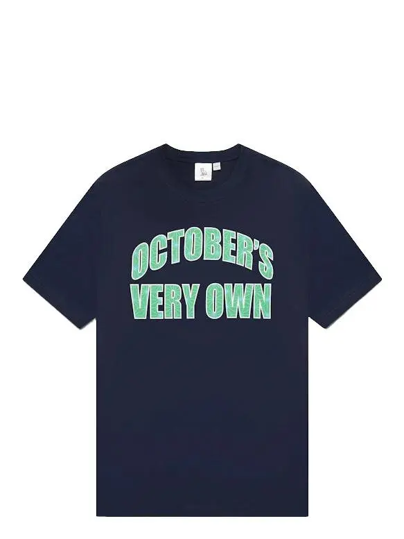 OVO Power And Respect Arch T-shirt - Navy Blue