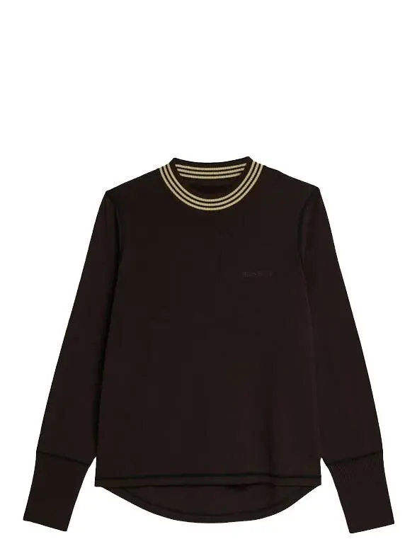 Adidas X Wales Bonner Long Sleeve Knit Top - Dark Brown
